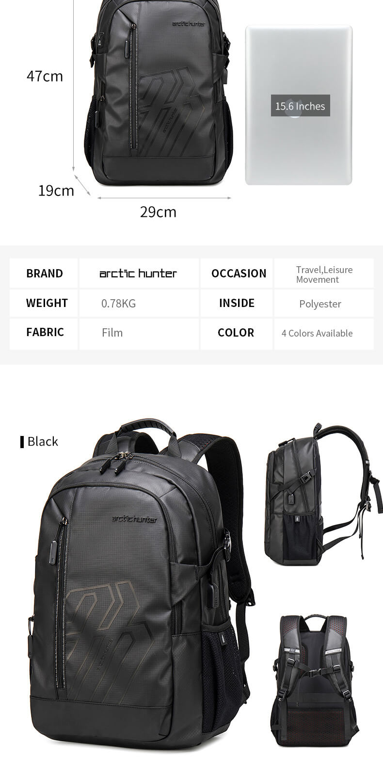 Original Arctic Hunter B00387 Laptop Backpack - Exec